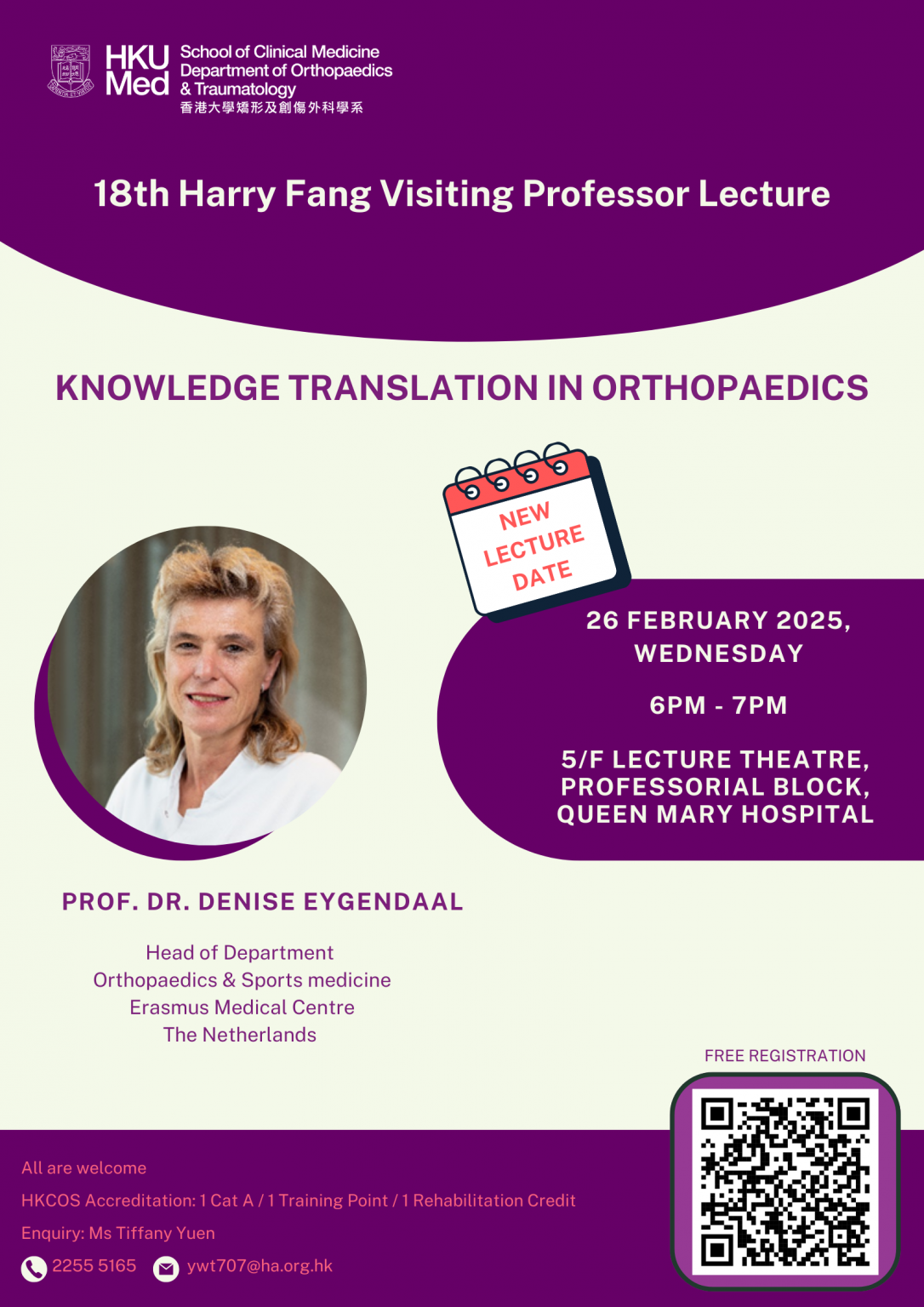 Department of Orthopaedics and Traumatology, The University of Hong ...